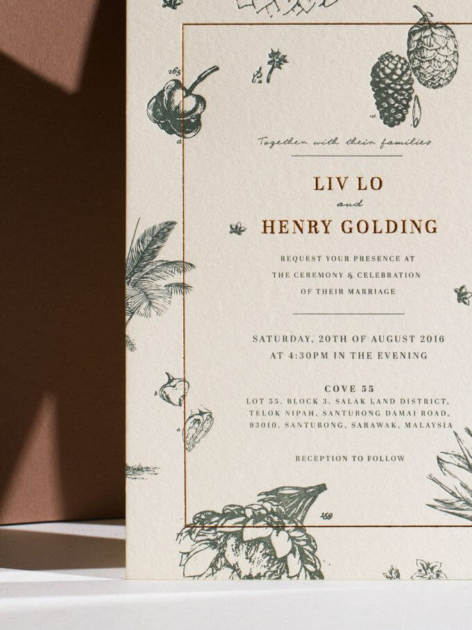 Wedding Invitation – The Alphabet Press (TAP)