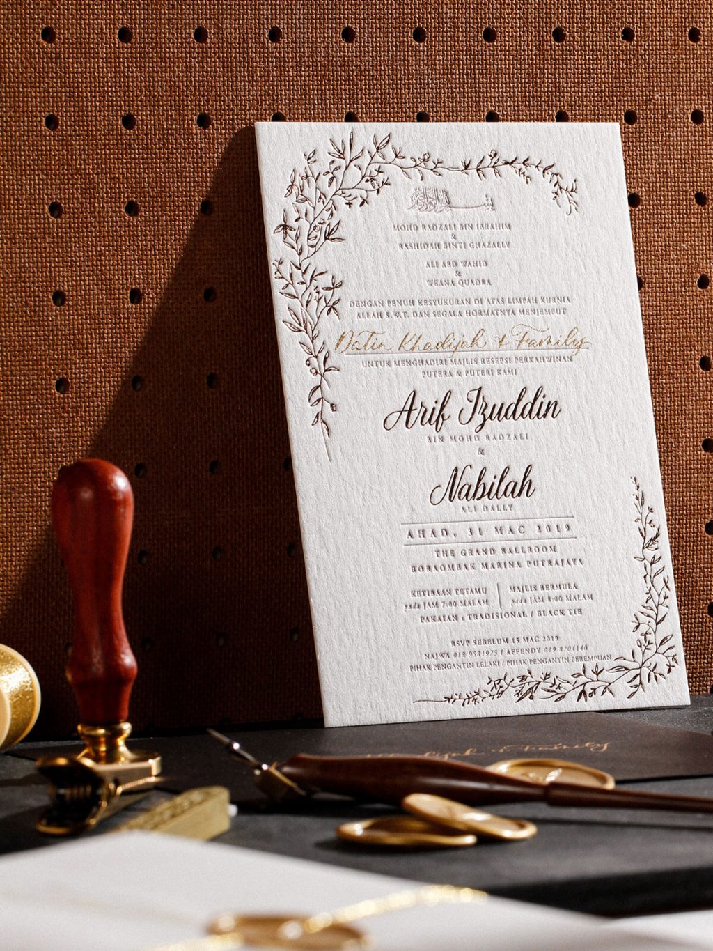 Wedding Invitation – The Alphabet Press (TAP)