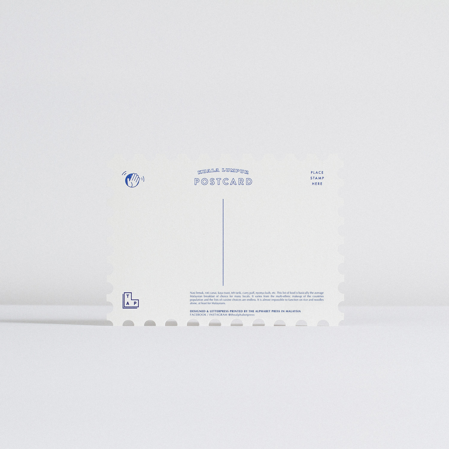 Stamp Postcard - Kopitiam — The Alphabet Press (TAP)